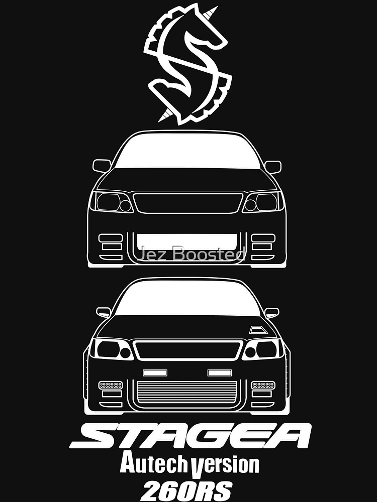 "Nissan Stagea 260RS Autech White Modified" T-shirt for Sale by ...