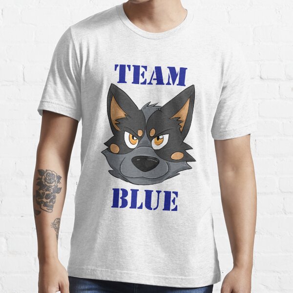 "Team Blue" T-shirt for Sale by niknikando | Redbubble | heeler t ...