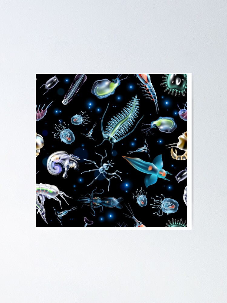 "Deep Sea Creatures" Poster for Sale by JoePhill | Redbubble