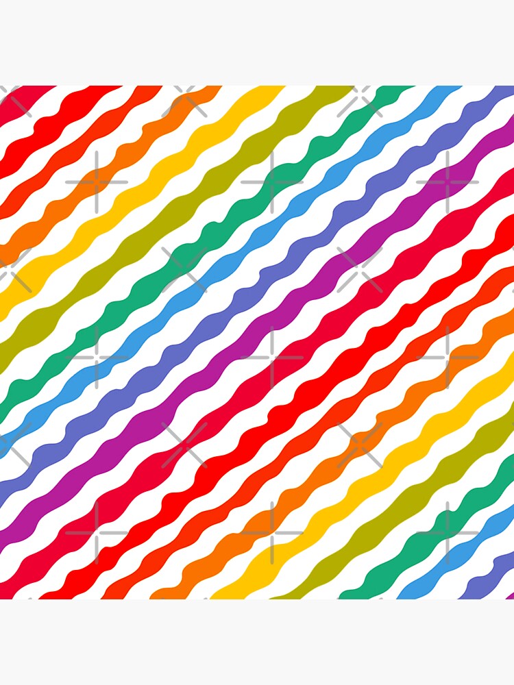"the Rainbow Zigzag" Sticker for Sale by creativelittleo | Redbubble