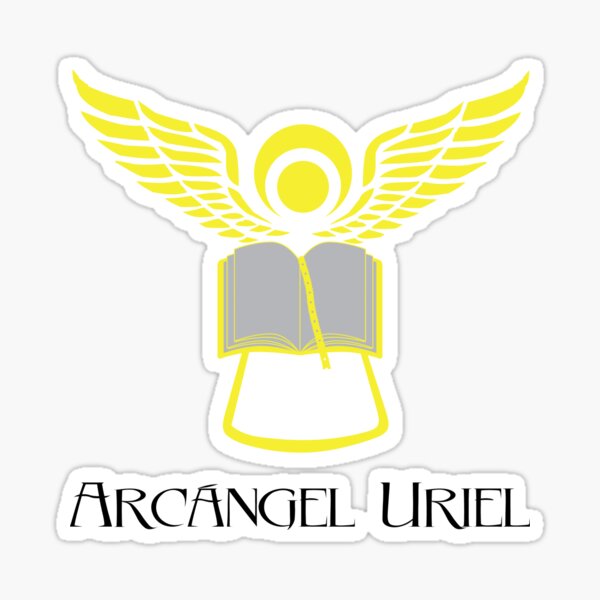 Pegatina «Arcángel Uriel» de holistikarma | Redbubble