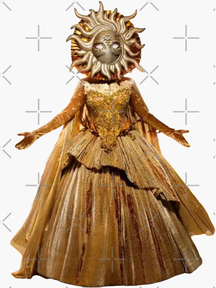 "The Masked Singer Sun" Sticker for Sale by Eriartec | Redbubble