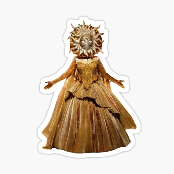 "The Masked Singer Sun" Sticker for Sale by Eriartec | Redbubble
