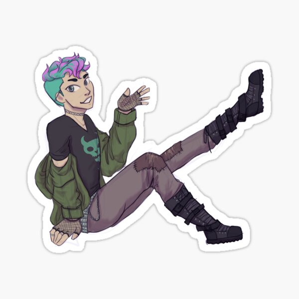 "Arden" Sticker for Sale by scarletfish8eta | Redbubble