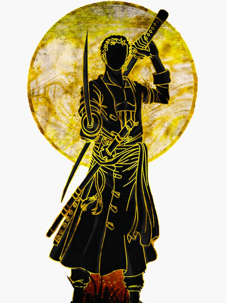"Zoro black and white Classic " Sticker for Sale by koehncecalam ...
