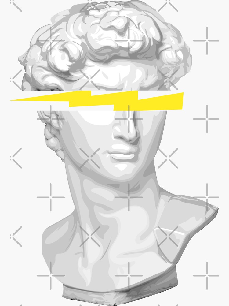 "David" Sticker for Sale by ArtvikStudio | Redbubble