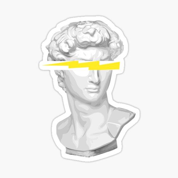 "David" Sticker for Sale by ArtvikStudio | Redbubble