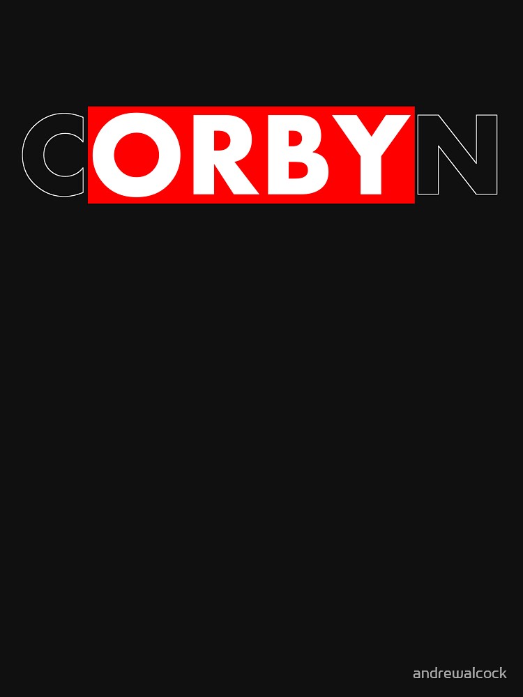 "Corbyn" T-shirt by andrewalcock | Redbubble