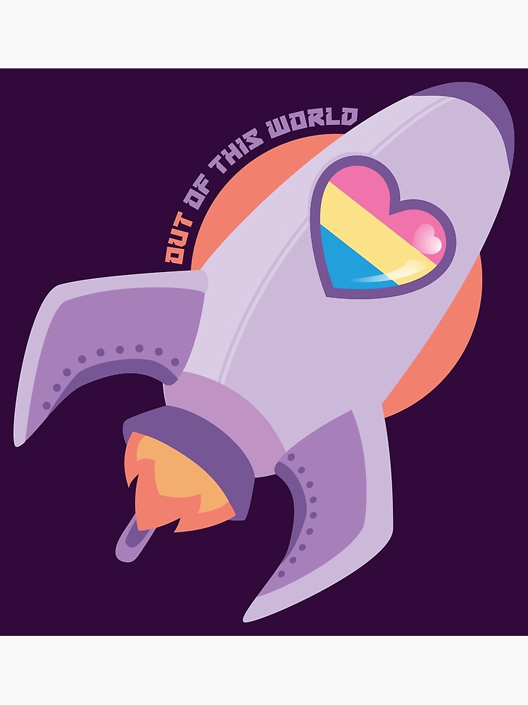 "OUT of this World - Pan Pride" Poster for Sale by ZeNami | Redbubble
