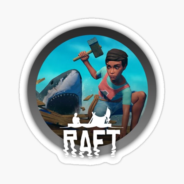"Raft - Indie Game" Sticker for Sale by CheckeredShoes6 | Redbubble
