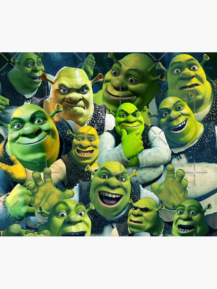 "Shrek collage poster design 2021" Art Print for Sale by JENNIL1 ...