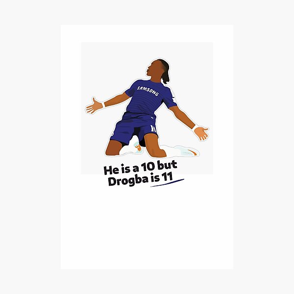 "Didier Drogba he\she is a 10 meme" Photographic Print for Sale by Muma ...