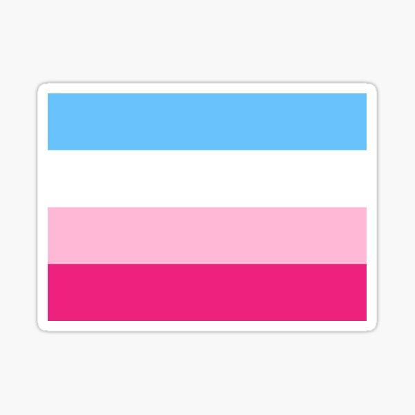 "Transfeminine Flag" Sticker for Sale by Mx-Adrian | Redbubble