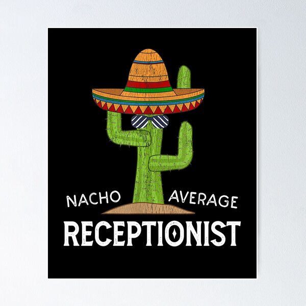 "Fun Funny Receptionist Humor Gifts, Funny Meme Saying Receptionist Dad ...