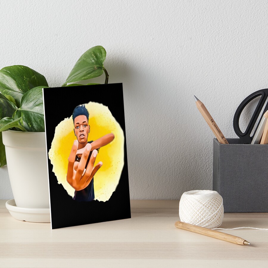 "Four Fingers Up Meme" Art Board Print for Sale by Slav-Art | Redbubble