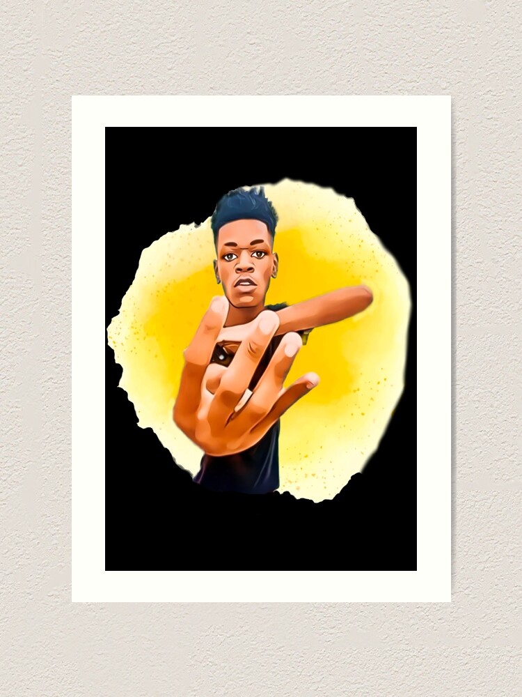 "Four Fingers Up Meme" Art Print for Sale by Slav-Art | Redbubble