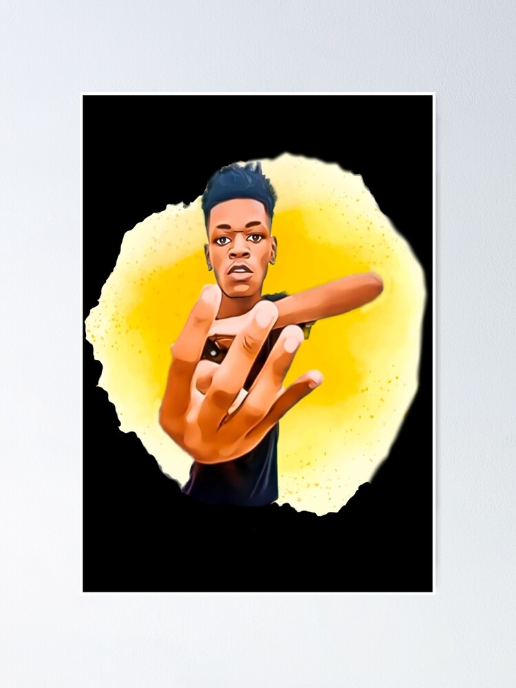 "Four Fingers Up Meme" Poster for Sale by Slav-Art | Redbubble