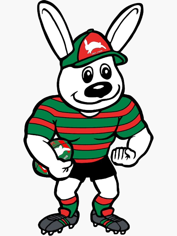 "South sydney rabbitohs South sydney rabbitohs" Sticker by World-sport ...