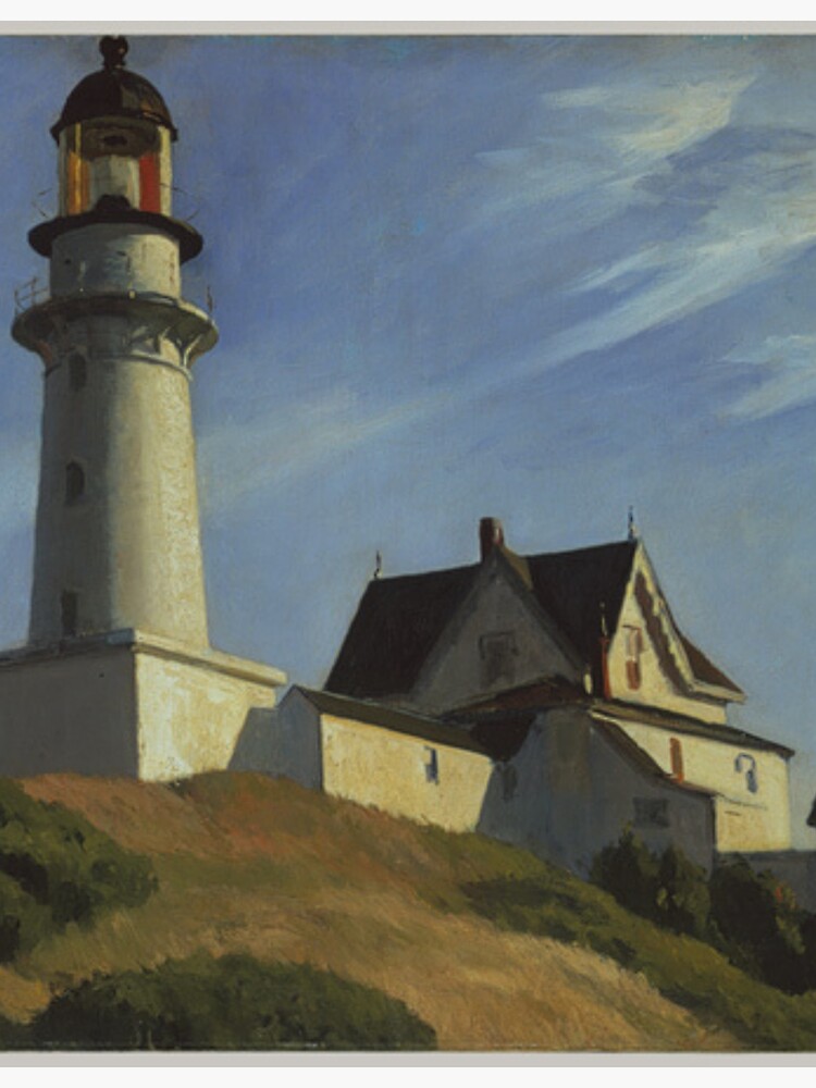 "Edward Hopper Lighthouse at Two Lights" Poster by Penelope101 | Redbubble