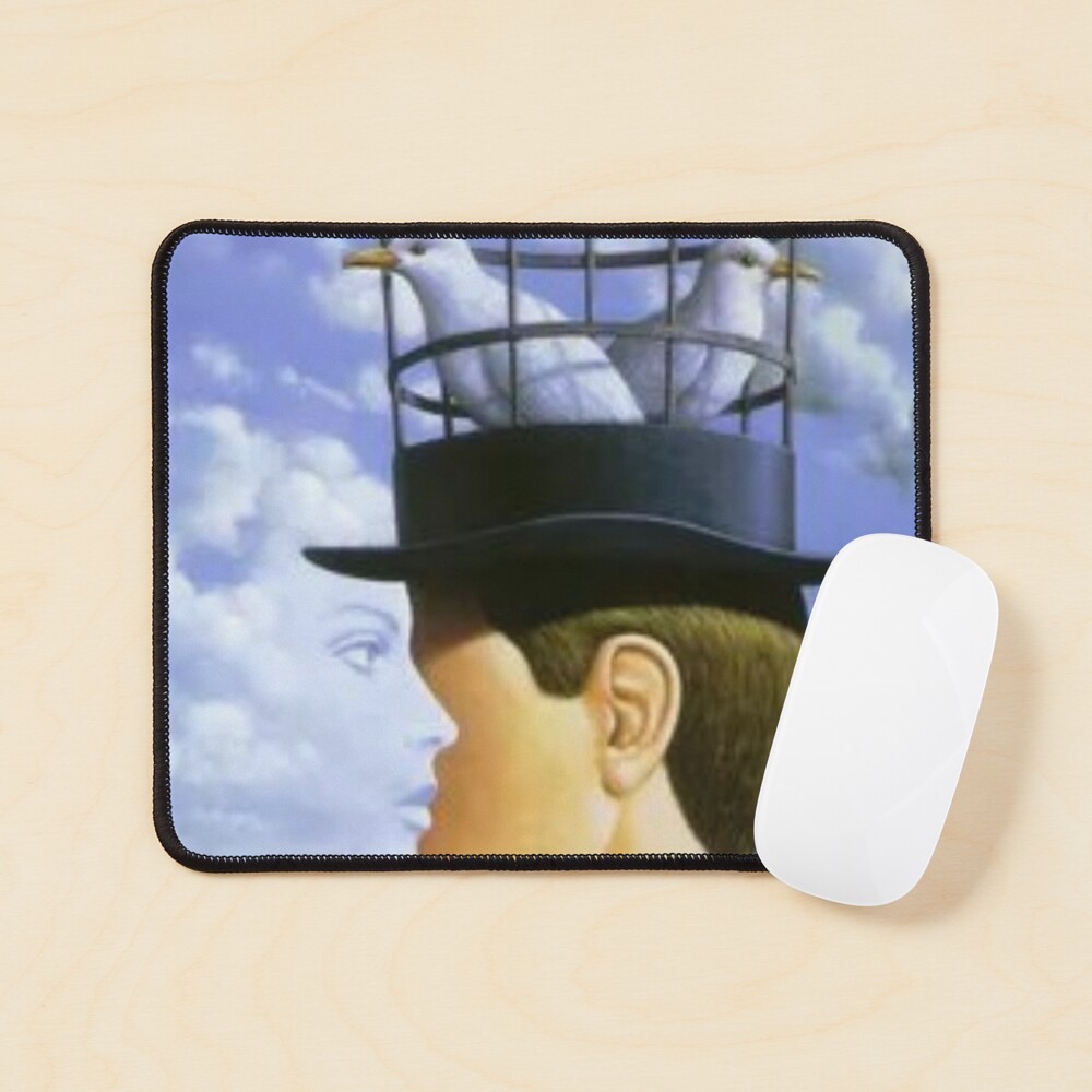 "Art by rené magritte cage of peace the great war draw " Art Print for ...