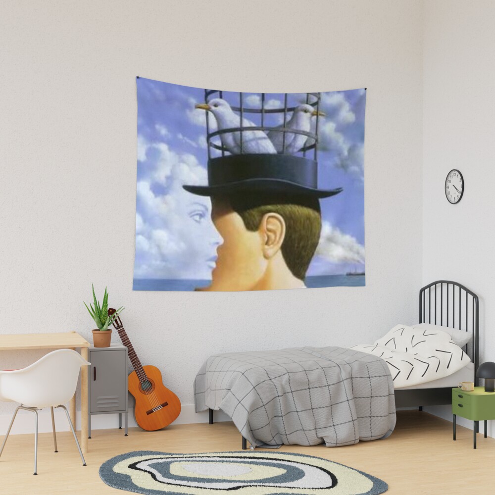 "Art by rené magritte cage of peace the great war draw " Photographic ...