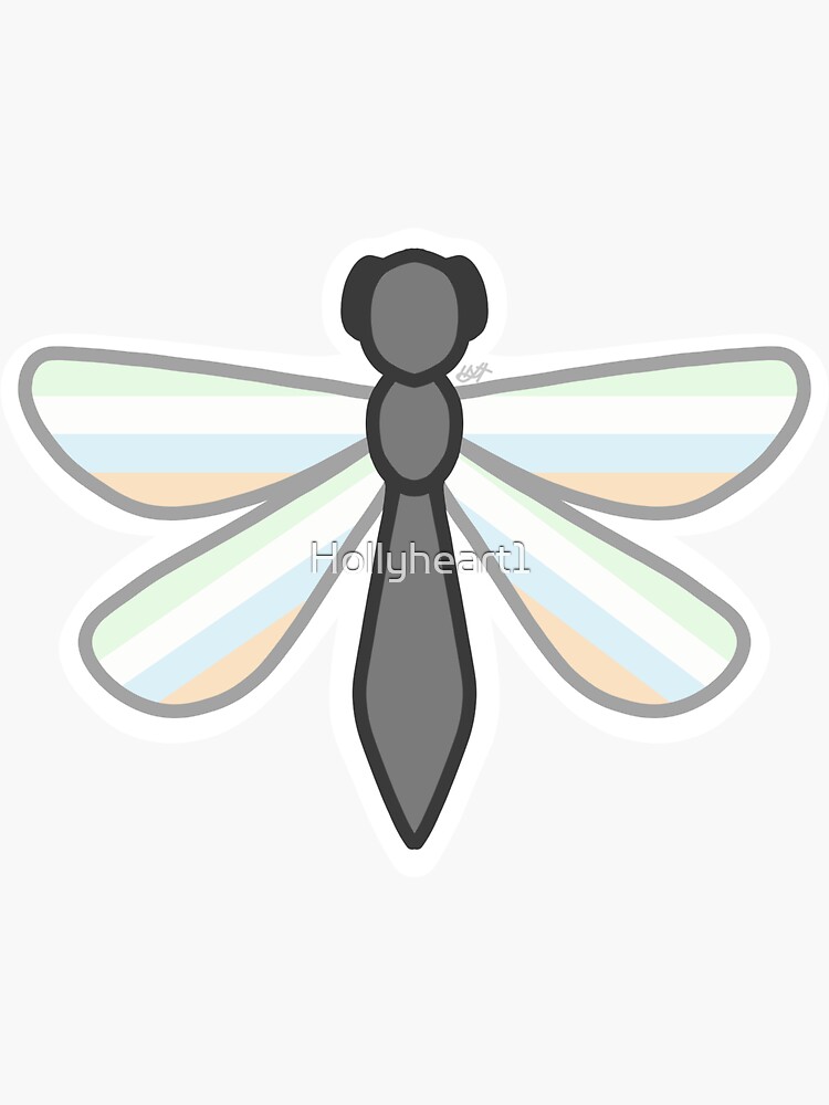 "Pastel Dragonfly" Sticker for Sale by Hollyheart1 | Redbubble