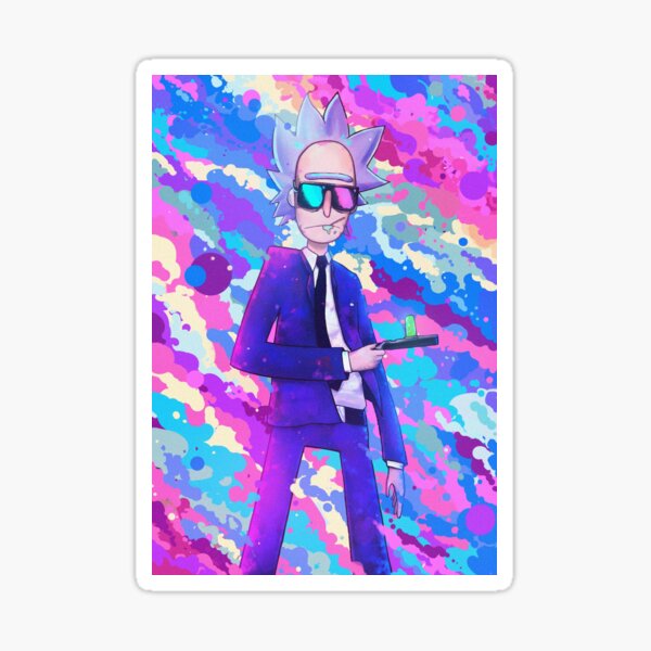 "Rick Sanchez" Sticker for Sale by kailash2001 | Redbubble