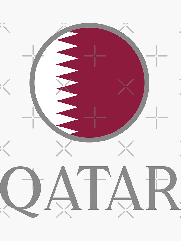 "Qatar Eng Grey 2" Sticker for Sale by VRedBaller | Redbubble