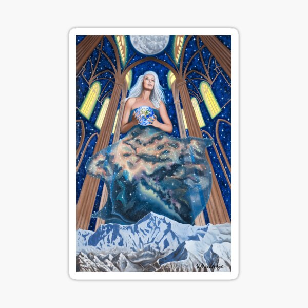 "Gaia" Sticker for Sale by KMacKenzie9 | Redbubble