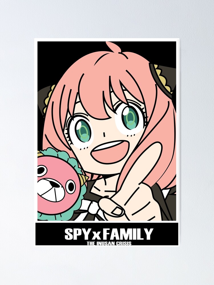" SPY X FAMILY anime manga anya forger" Poster for Sale by Otaku ...