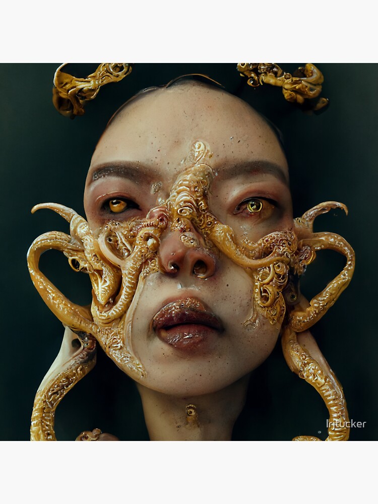 "Cthulhu Lady #3 | HP Lovecraft | Alphonse Mucha | Cthulhu | Dagon | 3D ...