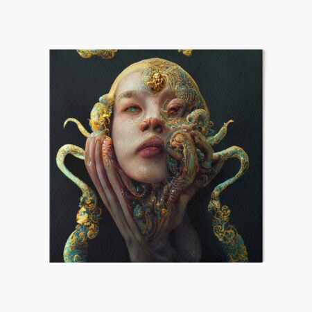 "Cthulhu Lady #4 | HP Lovecraft | Alphonse Mucha | Cthulhu | Dagon | 3D ...