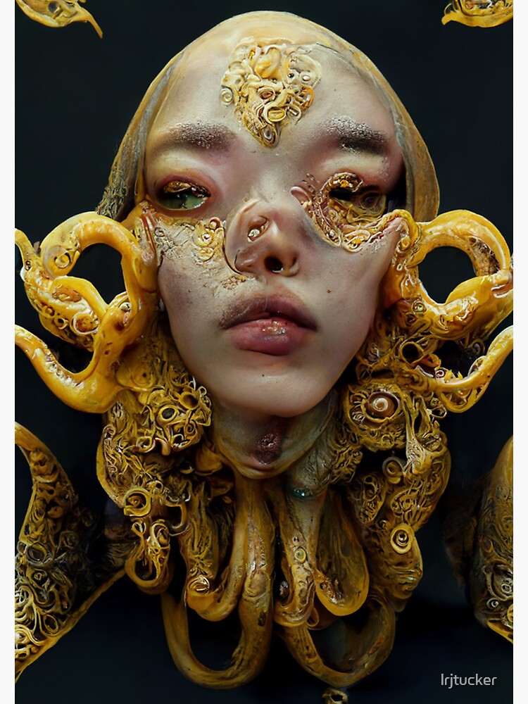"Cthulhu Lady #5 | HP Lovecraft | Alphonse Mucha | Cthulhu | Dagon | 3D ...