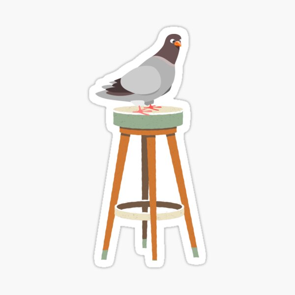 "Stool Pigeon" Sticker for Sale by CrossThunder | Redbubble