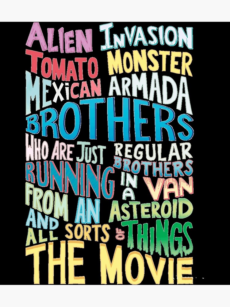 Póster «Alien Invasion Tomato Monster Hermanos de la Armada Mexicana ...