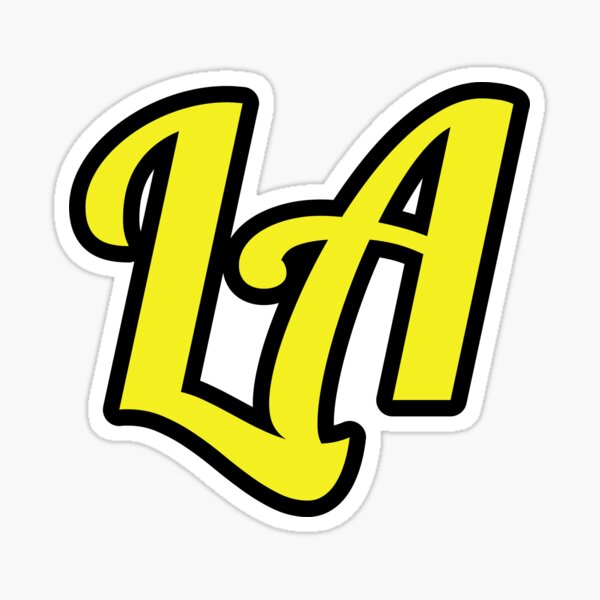 "LA Los Angeles California Style " Sticker for Sale by Lilallcreation ...