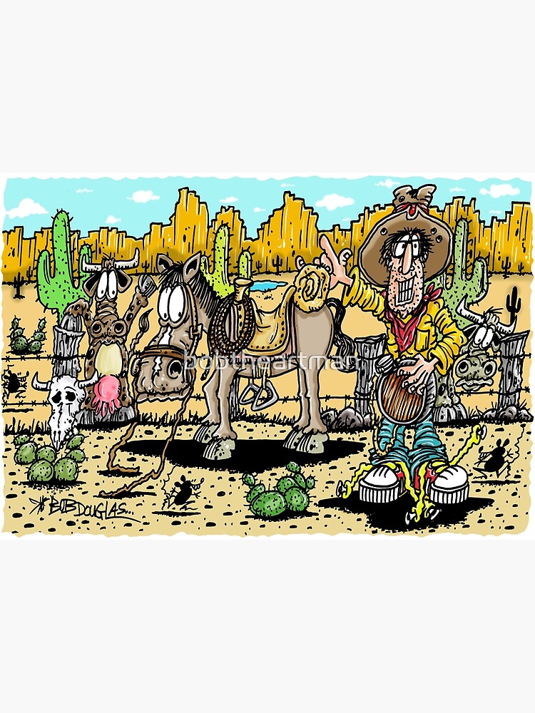 "Cowboy Fun" Poster for Sale by bobtheartman | Redbubble