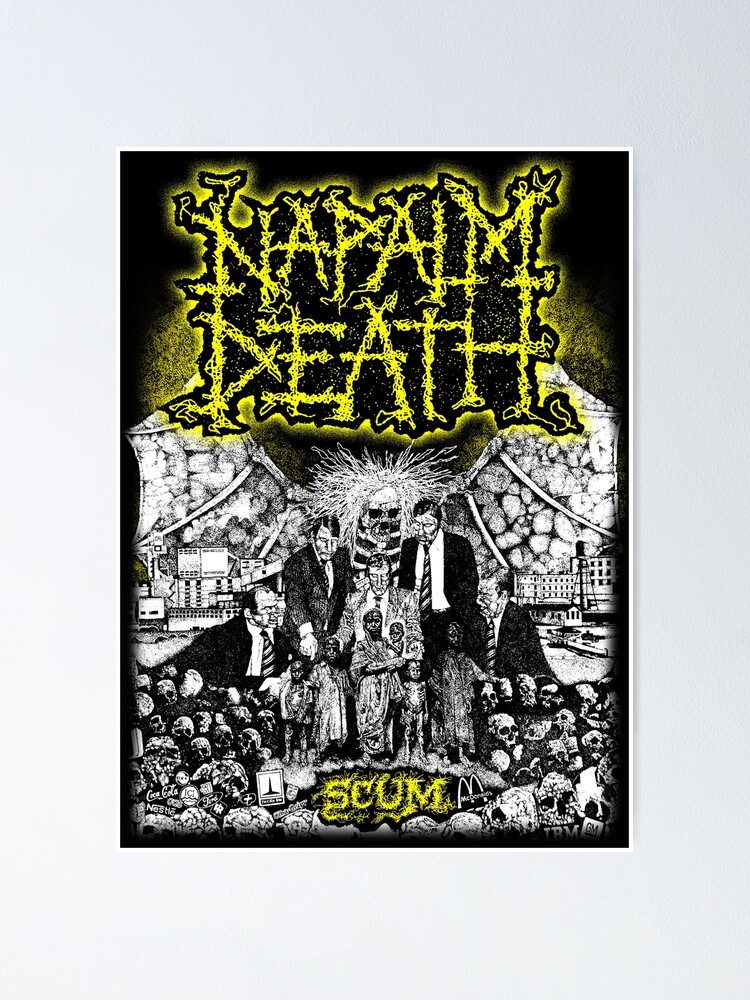 "Scum by Napalm Death - Classic Old School Grindcore Death Metal ...