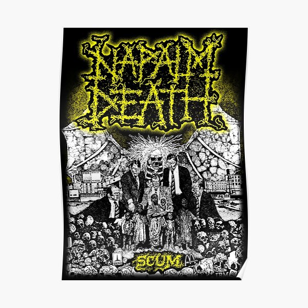 "Scum by Napalm Death - Classic Old School Grindcore Death Metal ...