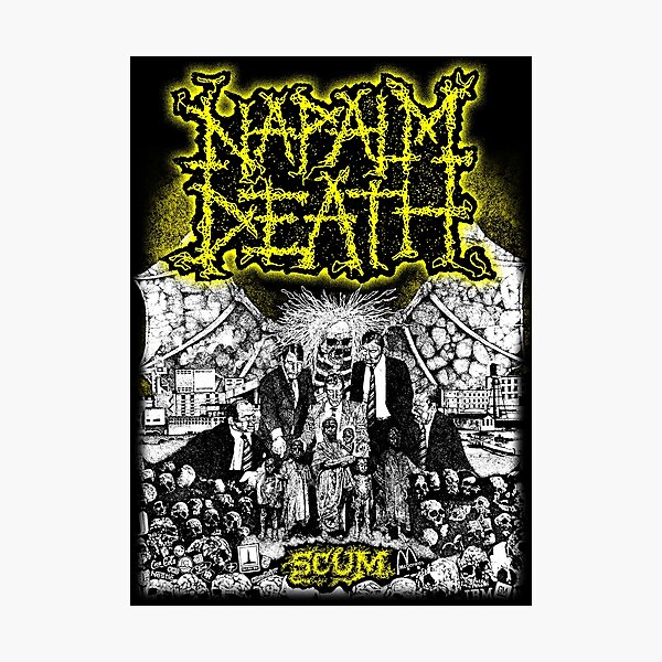 "Scum by Napalm Death - Classic Old School Grindcore Death Metal ...