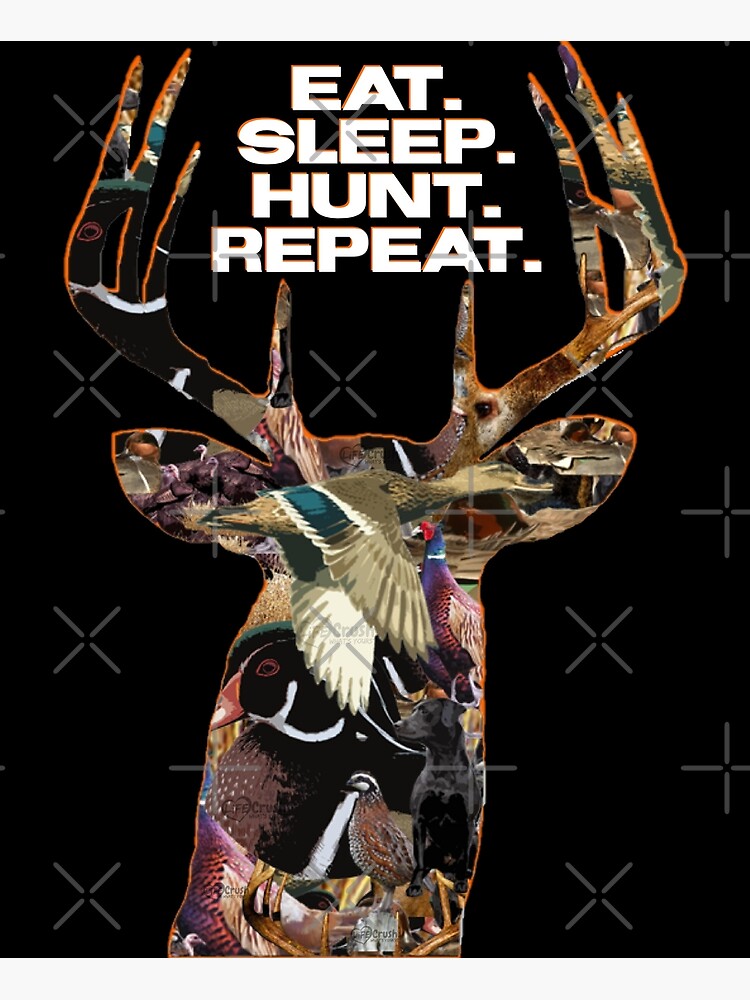 "Whitetail Buck Deer Hunting Collage with Duck Hunting, Quail Hunting ...