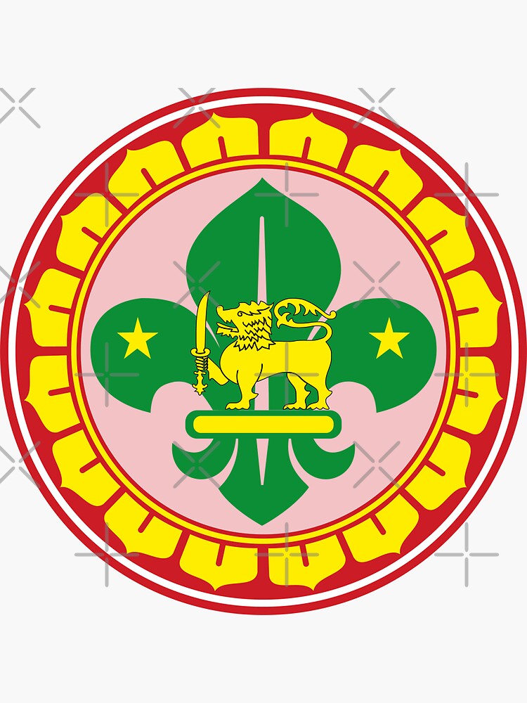 "Sri Lanka Scouts Logo" Sticker for Sale by SaShaCreations | Redbubble