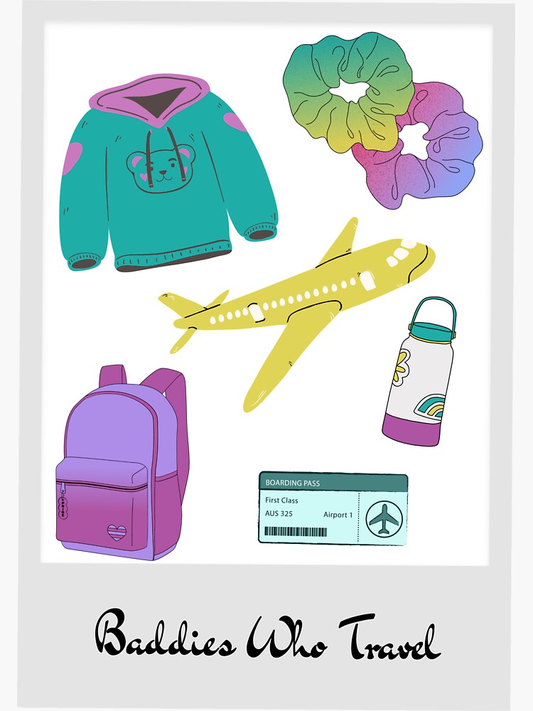 "Baddies who Travel - VSCO " Sticker for Sale by nothingbutvibes ...