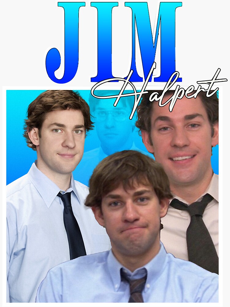 " Jim halpert Classic " Sticker for Sale by evajewfsharon | Redbubble