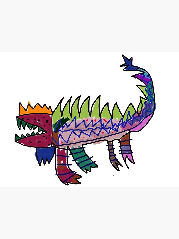"Mega Fish Monster " Poster for Sale by SamArtWorld2022 | Redbubble
