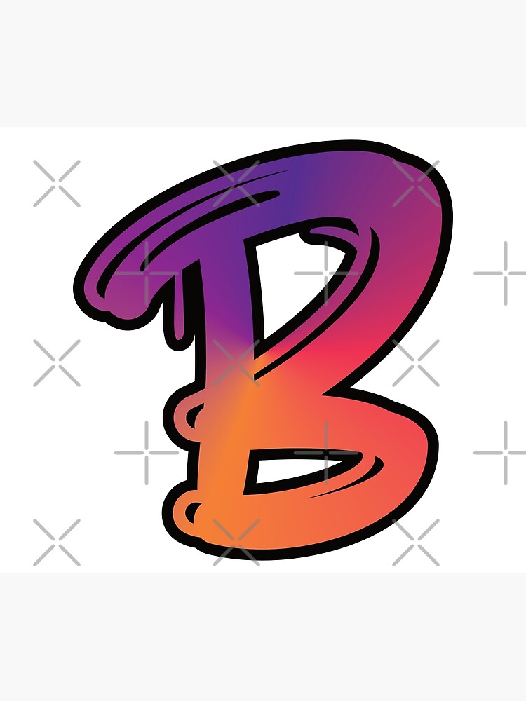 "Letter B Graffiti" Poster for Sale by imjuliana | Redbubble
