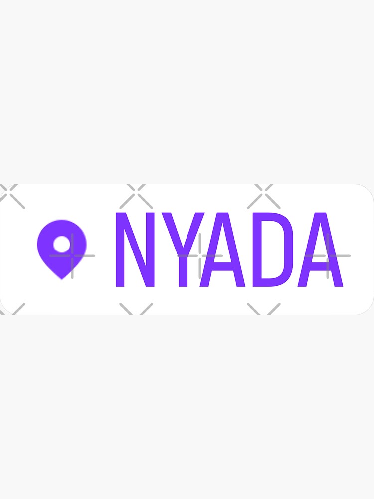"NYADA Location Tag" Sticker for Sale by broadwayraccoon | Redbubble