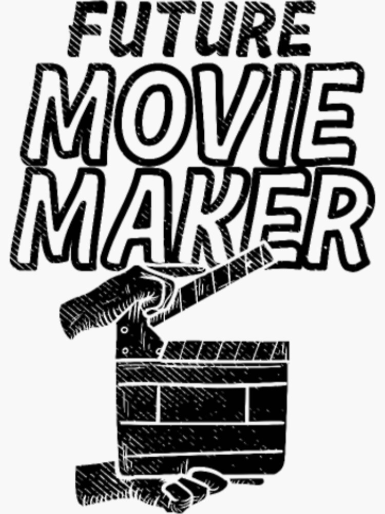 "Future Movie Maker Filmmaker Film Director" Sticker for Sale by ...