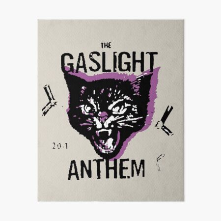 "Gaslight Anthem - Mad Cat stencil graphic. Original illustration for ...