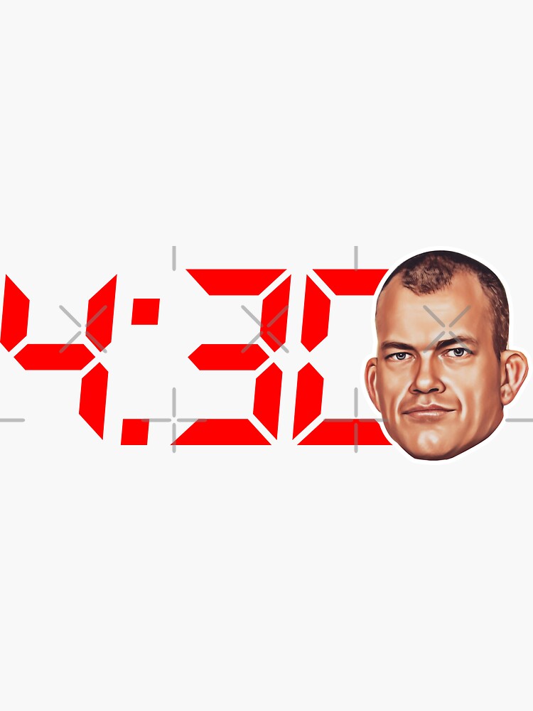 "4:30 Jocko Willink" Sticker for Sale by PixelBuilder | Redbubble